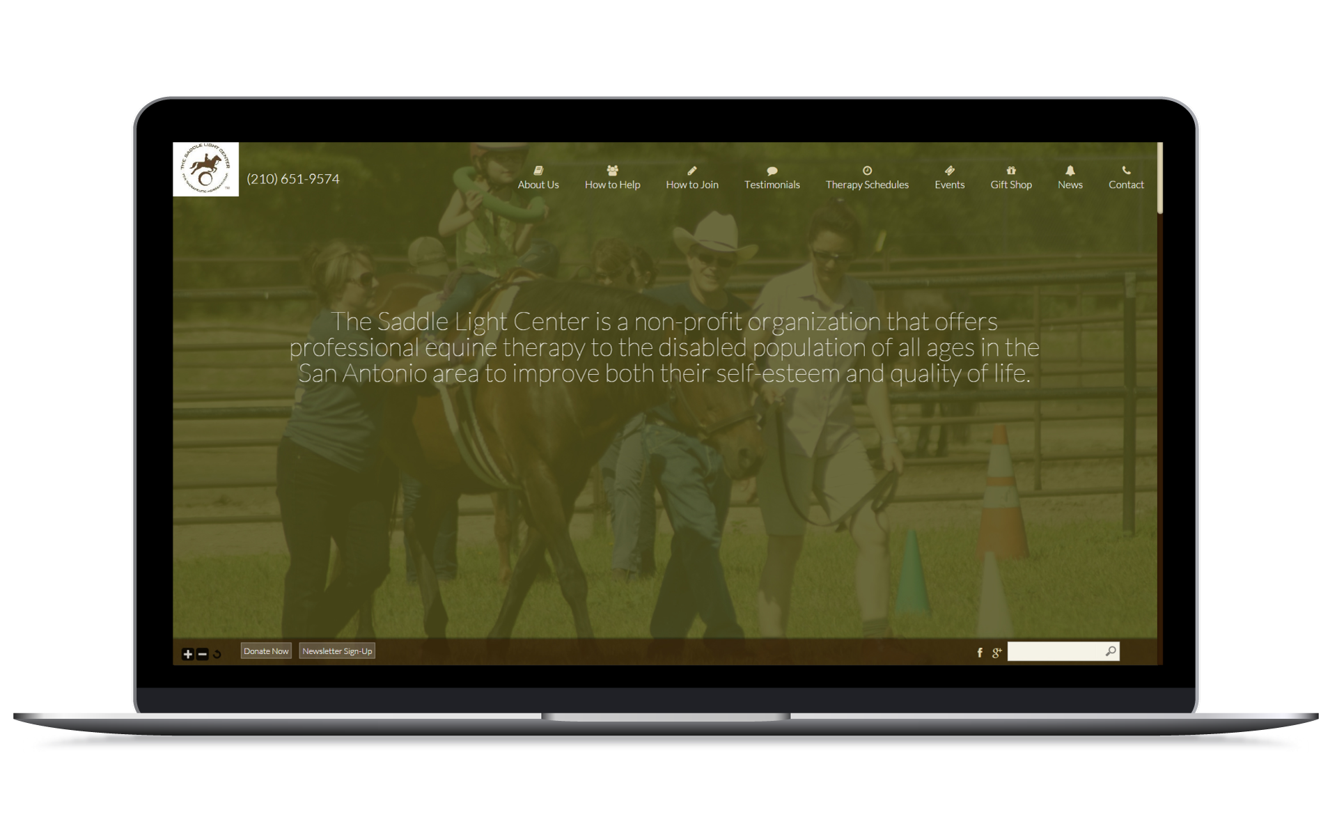The Saddle Light Center Website Overhaul - Concept Incarnate